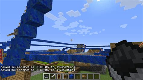 Minecraft dorf dach achterbahn v Maps Mod für Minecraft