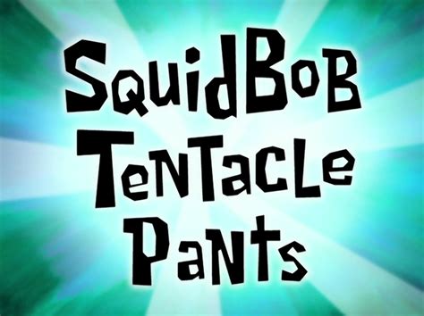 Squidbob Tentaclepants Spongebob Wiki The Spongebob Encyclopedia