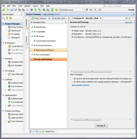 Howto Create And Package Ip Using Xilinx Vivado 20141 D9 Tech Blog