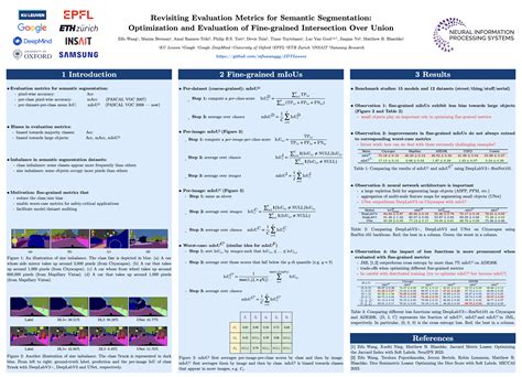 NeurIPS Poster Revisiting Evaluation Metrics for Semantic Segmentation: Optimization and ...