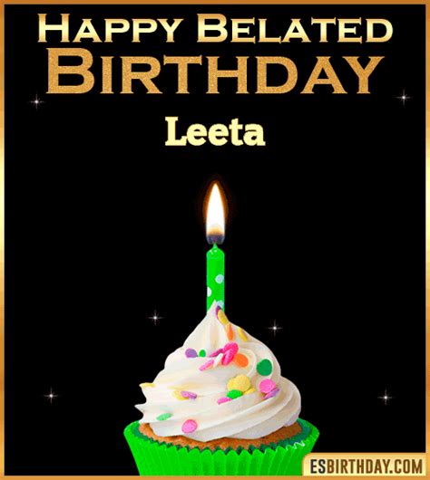 Happy Birthday Leeta Gif Images Animated Wishes Gifs