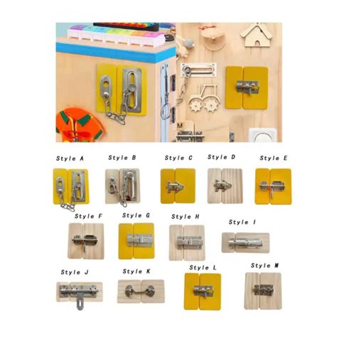 Busy Board Latch Diy For Plane Travel Toy 2 3 4 5 Year Old Learning Activity £9 28 Picclick Uk