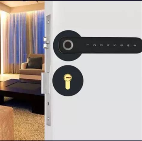 Mortise Rfid Bedroom Door Lock Fingerprint Passcode Key Wifi Stainless