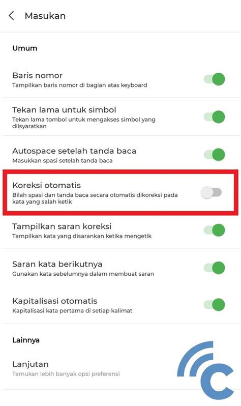 Cara Mematikan Fitur Auto Correct Di Hp Xiaomi
