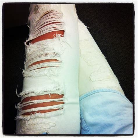 Ripped Jeans Estilo Femenina Moda Femenina