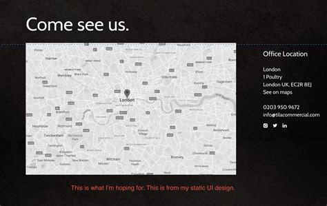 Displaying An Address In Maps Toolset