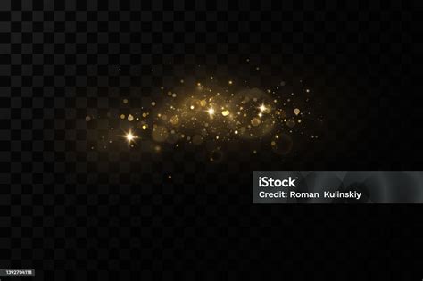 요정 먼지의 반짝이는 입자 먼지 입자 반짝이는 반짝임 배경 반짝이는 입자가 분리 된 빛나는 조명 효과 폭발에 대한 스톡 벡터 아트 및 기타 이미지 Istock