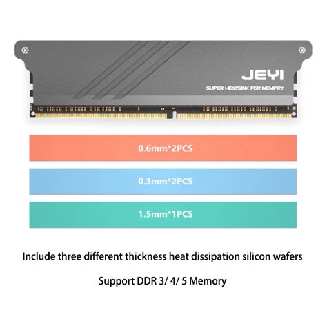 jeyi ram heatsink cooler koeling vest koellichaam radiator voor ddr2