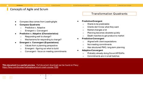 Scrum Crash Course PPT Slide Deck