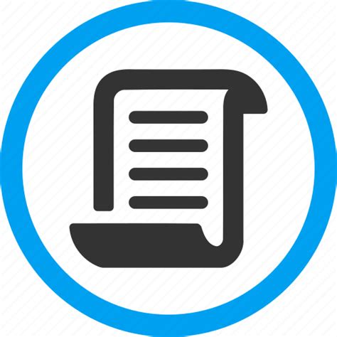 Document File Note Paper Roll Script Scroll Sheet Icon Download