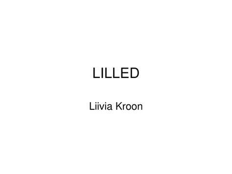 Ppt Lilled Powerpoint Presentation Free Download Id 11400574