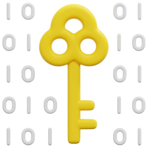 Premium Psd Encryption 3d Render Icon Illustration
