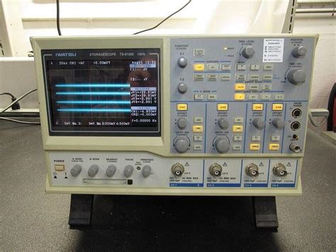 Used Iwatsu Ts 81000 Analog Storage Oscilloscope Dc To 1ghz For Sale In