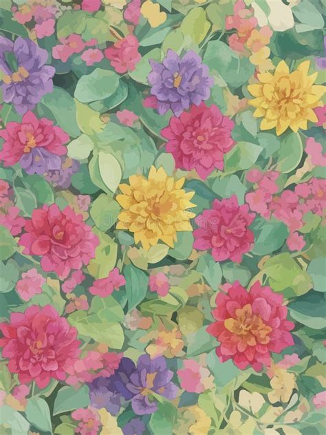 A Mesmerizing Display Of Abstract Floral Patterns Stock Illustration Illustration Of Macro