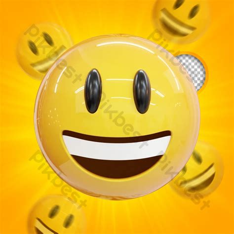 Gambar Emoji Wajah Tersenyum Dengan Mata Tersenyum Dan Senyum Lebar