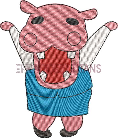 Kabae Aggretsuko Free Machine Embroidery Design Download In Pes Jef