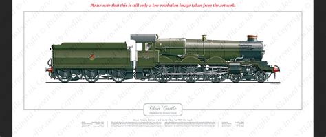 Locos In Profile GWR Castle Class No 7029 Clun Castle C B Collett