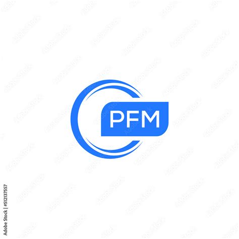 Pfm Letter Design For Logo And Iconpfm Typography For Technology