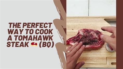 The Perfect Way To Cook A Tomahawk Steak 🥩
