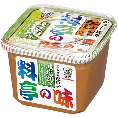 料亭の味 減塩だし入りマルコメ