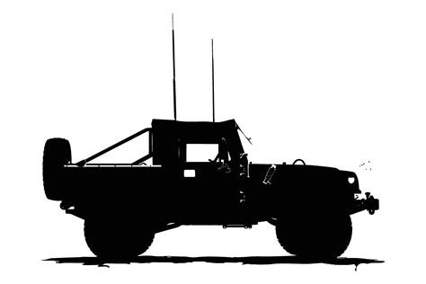 Military Vehicle Car Silhouette 47584996 Vector Art At Vecteezy