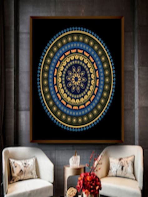 Buy The Art House Black Abstract Painting Canvas Wall Art Wall Art