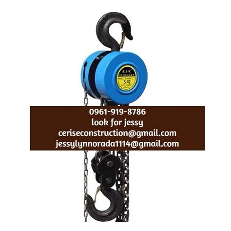 Lever Block Heavy Duty Commercial And Industrial Construction Tools