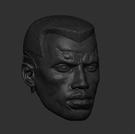 Wesley Snipes Blade Headsculpt 3d Model 3d Printable Cgtrader