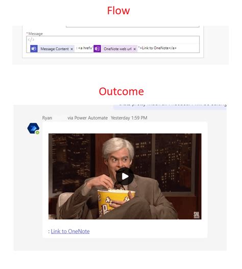 save teams message with image to onenote power platform community