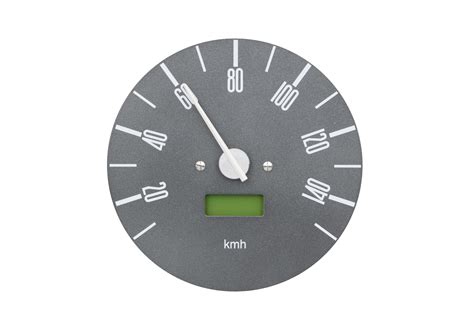 120mm 10 150kmh Gray Dial With Silver Center Speedometer For Type 2 Empi