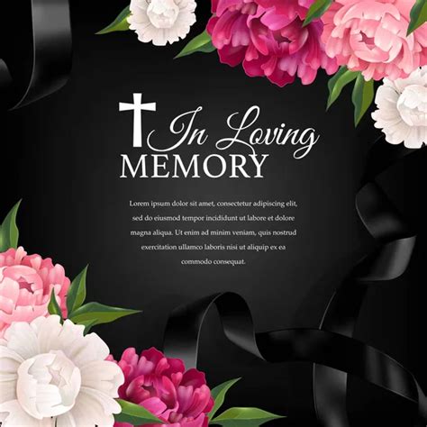 Funeral Frame Vector Images Depositphotos