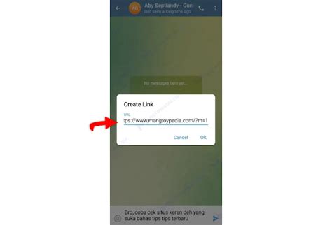 Cara Membuat Hyperlink Di Telegram Teks Jadi Link Mudah Mangtoypedia