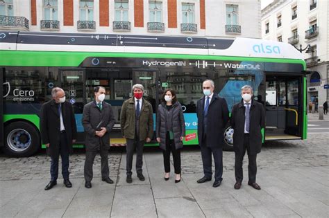 Alsa Presenta En Madrid El Primer Autobús De Hidrógeno Que Operará Una