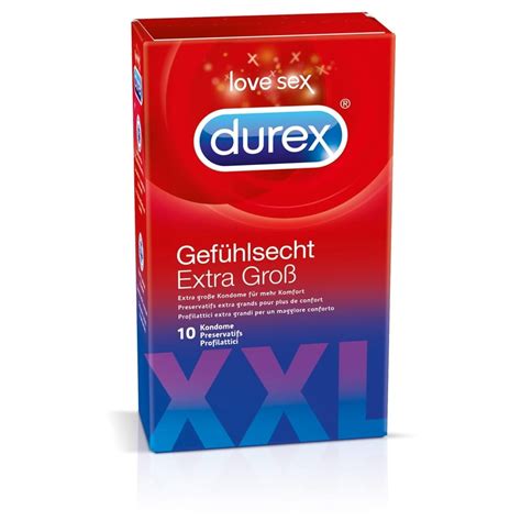 Durex Xxl King Size 10 Pack