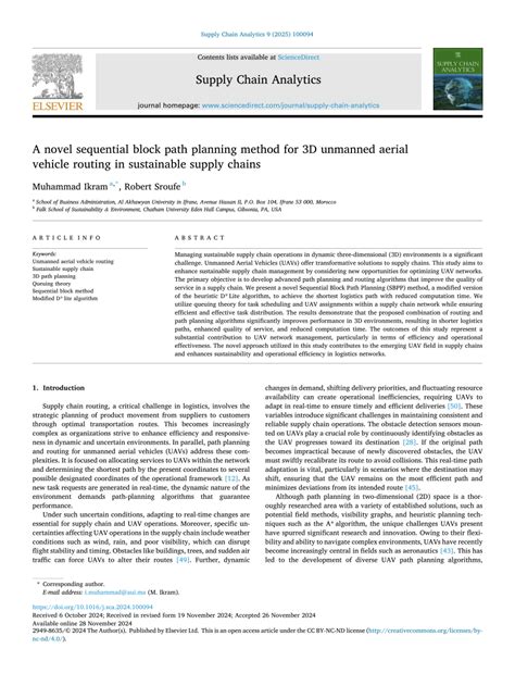 Pdf A Novel Sequential Block Path Planning Method For 3d Unmanned