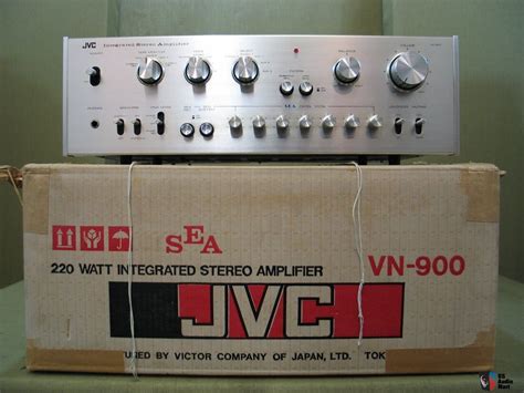 JVC VN 900 Vintage Integrated Stereo Amplifier Original Box Packaging Photo 1794678 UK