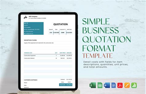 Free Quotation Templates In Excel To Download