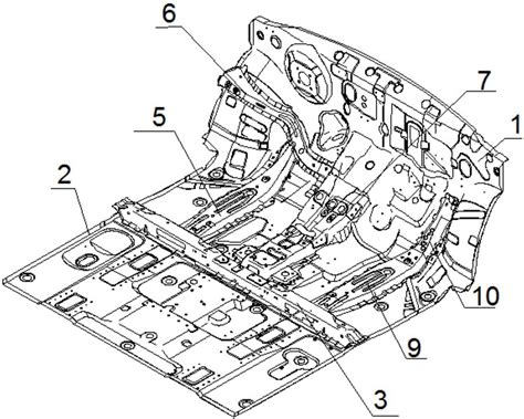 一种汽车前围加强结构及汽车的制作方法2
