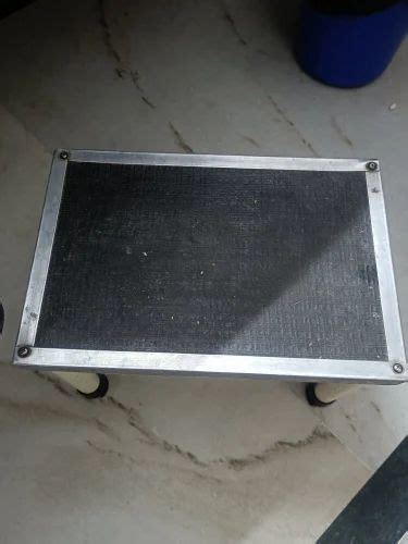 Mild Steel White Hospital Single Foot Step Size 460mm L X 270mm W X