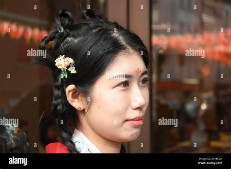 Chinatown London Uk 29th Sep 2023 Hanfu Immersion Performance
