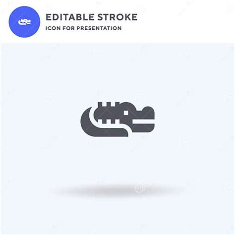 Crocodile Icon Vector Stock Vector Illustration Of Symbol 343941186