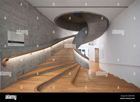 Hong Kong China April 2023 Modern Staircase Staircases In