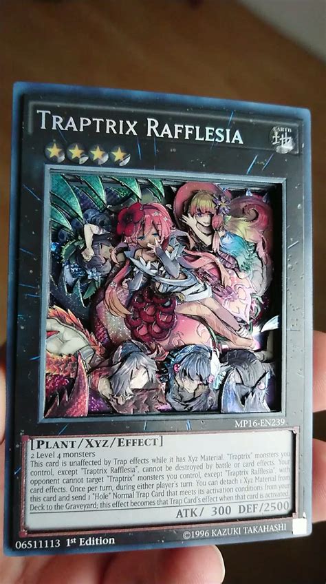 3d Yu Gi Oh Card Traptrix Rafflesia Ultimate Multi Character Details
