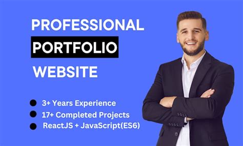 Build A Responsive Portfolio Website Using Reactjs By Zarfamasood Fiverr