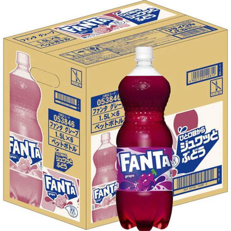 コカ・コーラ ファンタグレープ 1ケース 1500ml X 6本 Green Beans グリーンビーンズ By Aeon