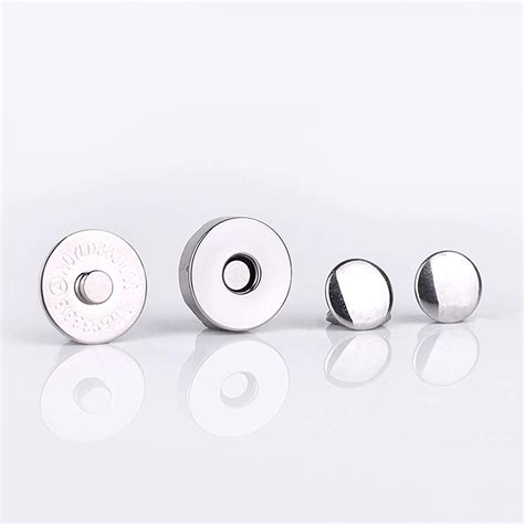Goyunwell Magnetic Snaps Buttons 20 Sets 18mm Bag Button Clasps Strong Magnetic Snap Closures