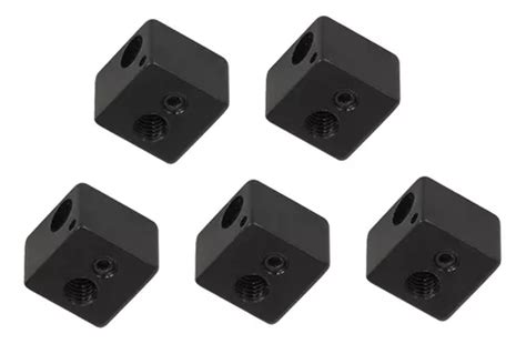 Bloque Calefactor De Aluminio Para Impresora 3d De 5 Piezas Cuotas