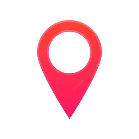 premium vector map pointer icon gps location symbol