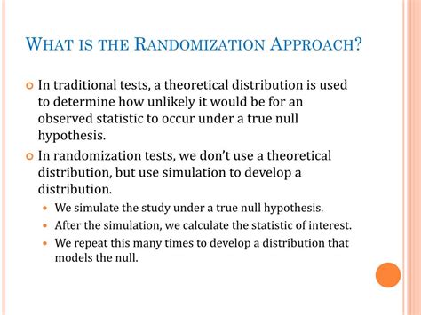 Ppt Introducing Statistical Inference Using Randomization Methods