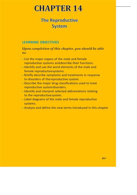 Chapter 14 The Reproductive System Questions And Answers Biology 121